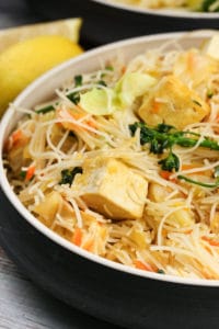 Vegetable Pancit (Vegan, Gluten Free)- Veggie Chick