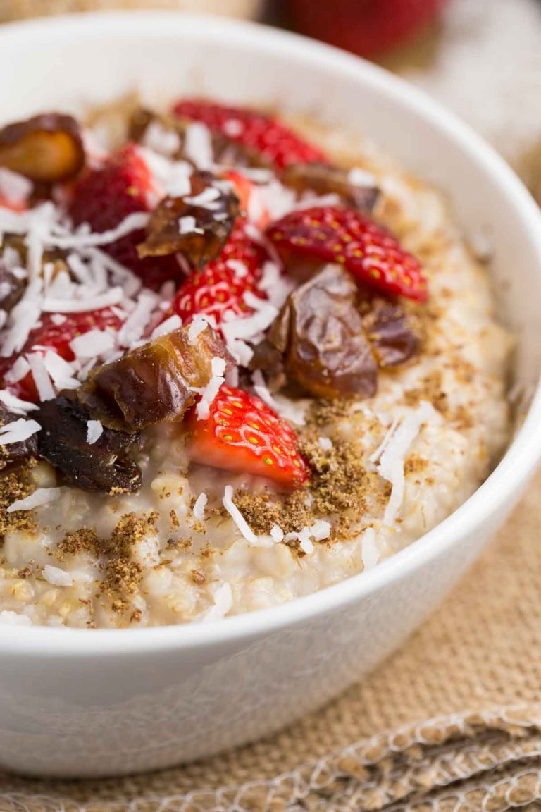 Instant Pot Oatmeal (super easy w/ topping ideas) - Veggie Chick